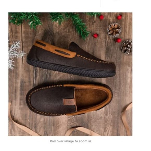 Zizor | Shoes | New Zizor Mens Suede Moccasin Slippers Durable House ...